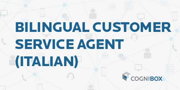 Bilingual Customer Service Agent - Italian